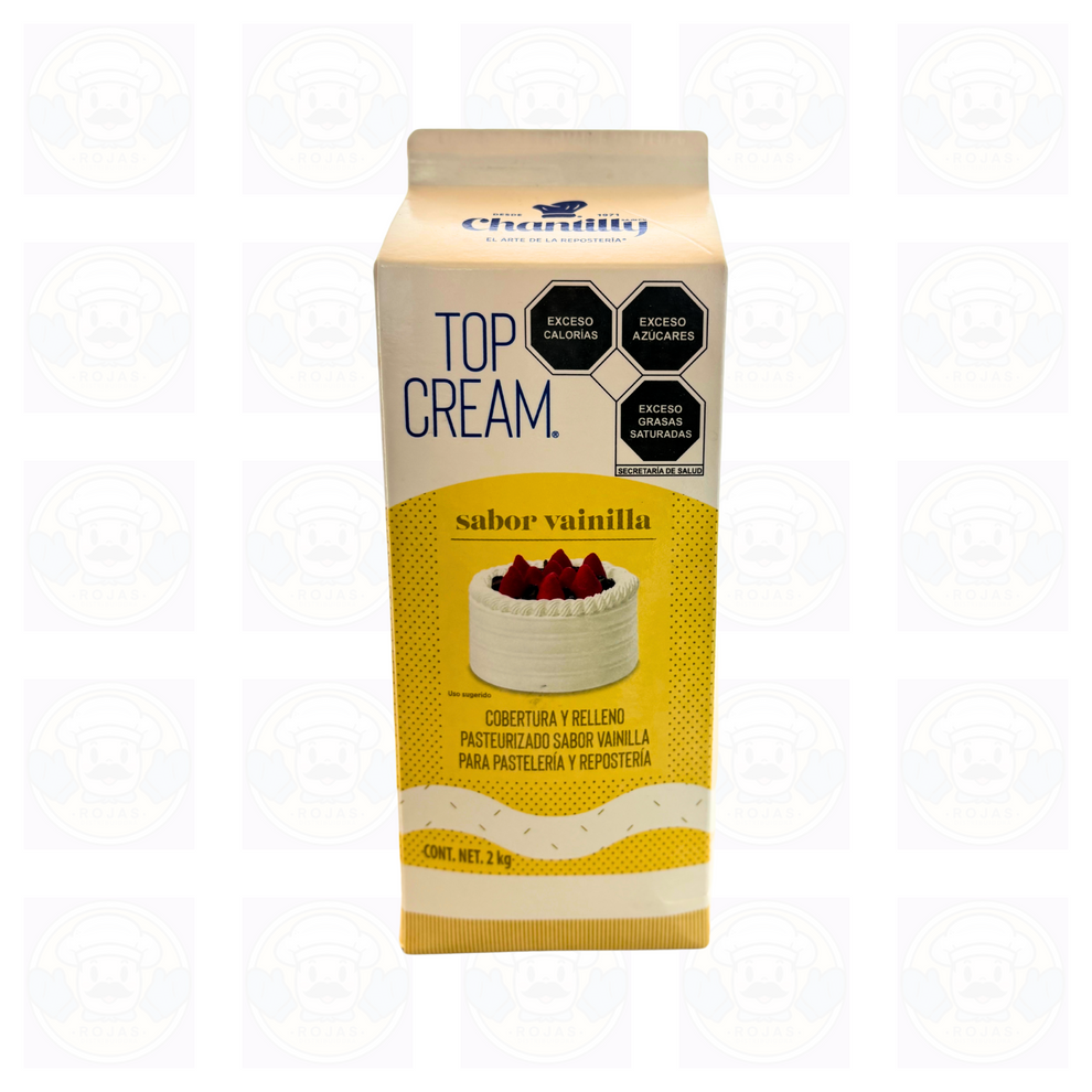 Chantilly Top Cream vainilla 2kg – Distribuidora Rojas